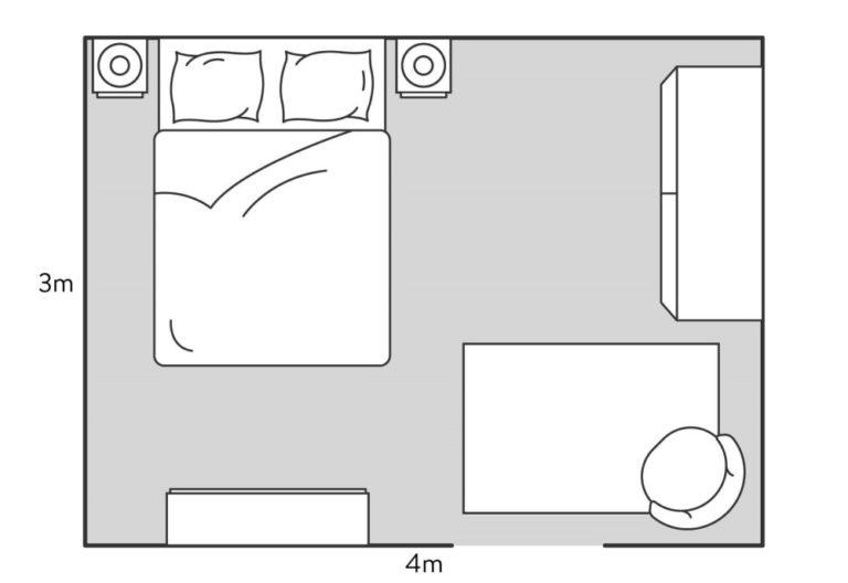 Schlafzimmer mit 12 qm einrichten: So gelingt's | Westwing