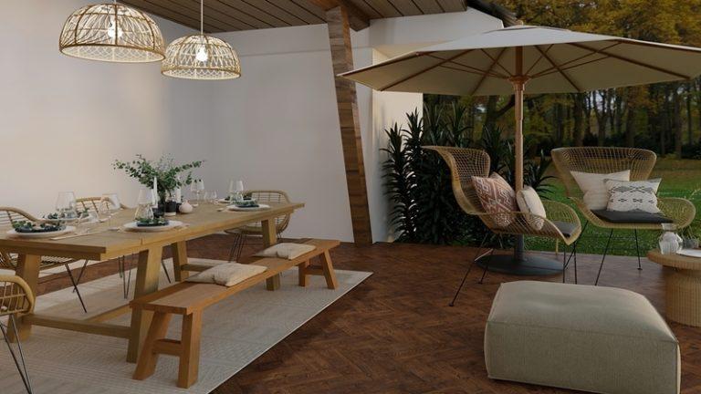 Inspiratie voor het inrichten van een (overdekt) terras | Westwing