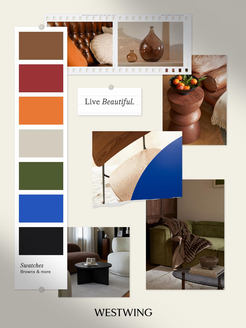 Welke kleur past bij bruin in je interieur? | Westwing