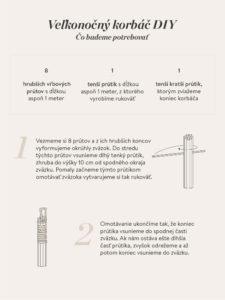 Jednoduchý postup, ako upliesť korbáč na veľkonočnú šibačku | Westwing